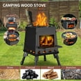 Capri Outdoor Wood Burning Stove, Portable Camping Wood Stove ...