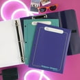 Mead Trapper Keeper Binder, 1" Round Rings, Dolphin Glow, 12" x 11.25 ...