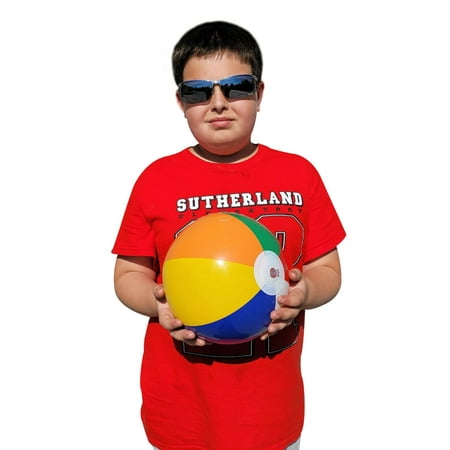 colorful Rainbow Beach Balls (8) Soft and Light Perfect for Kids ...