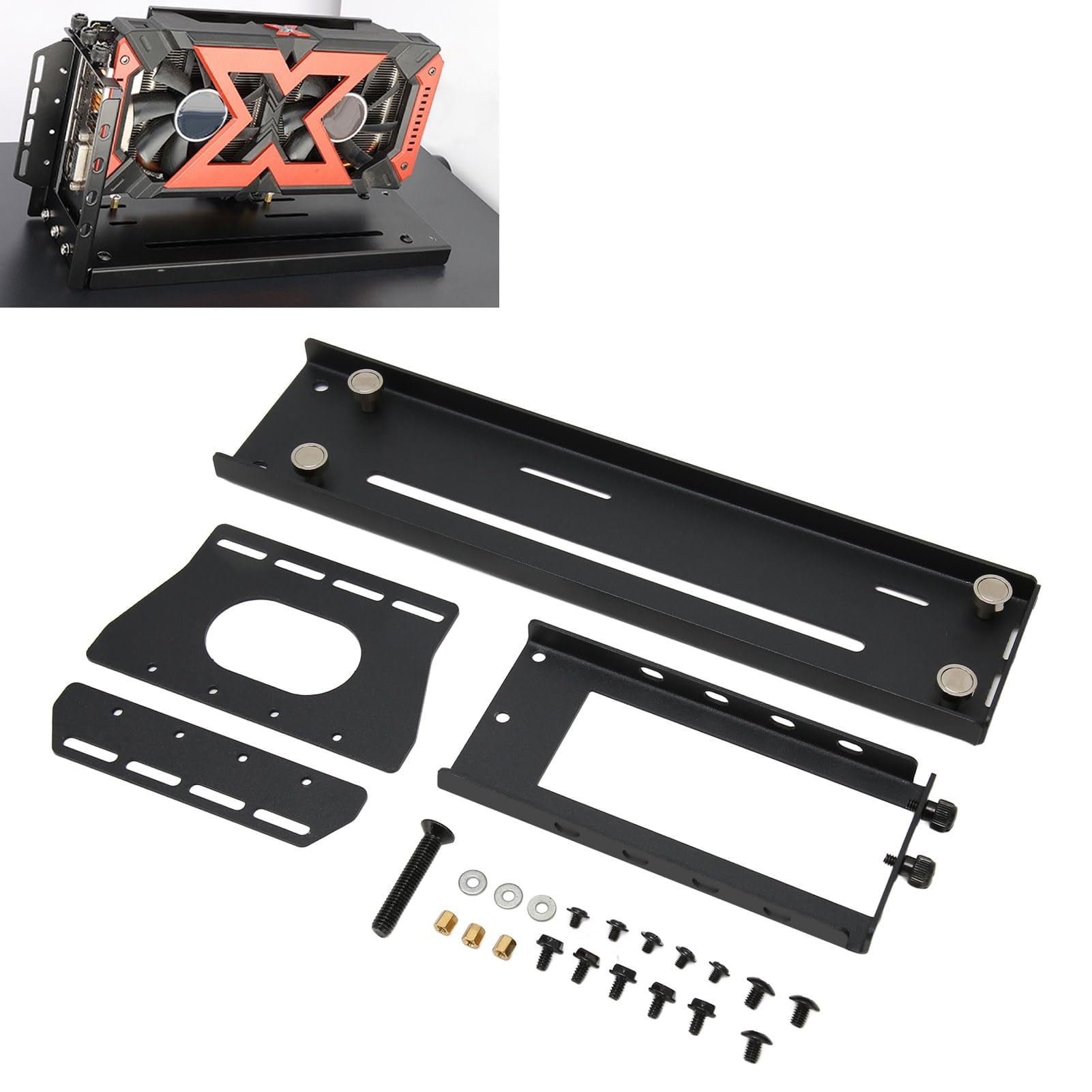 Kit de soporte vertical para tarjetas gráficas Bewinner para ATX Case ...