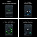 WHOOP 4.0 Tracker, 12-Month Membership, Health, Fitness, Sleep, Heart ...