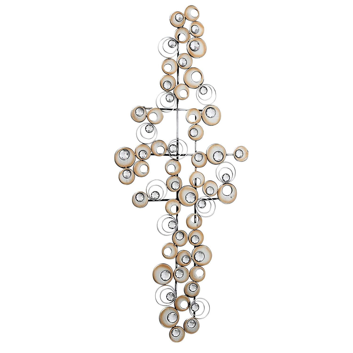 Modernist Floating Circles, Abstract Metal Wall Art, Artisan Crafted ...