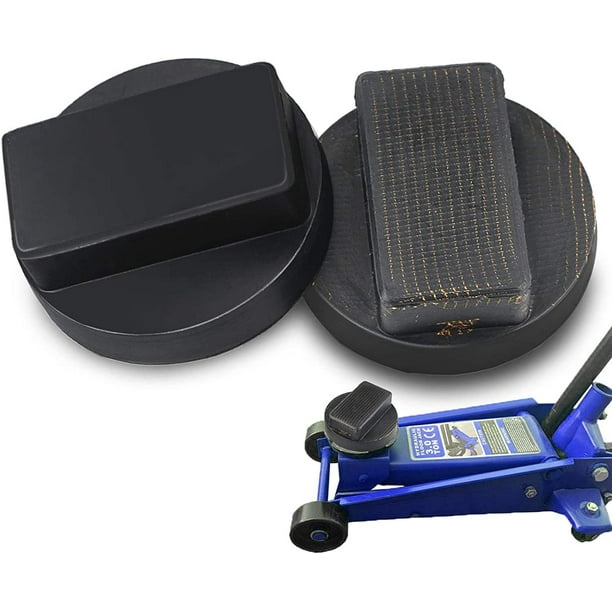 SHAR 2 Pieces Jack Pad, Rubber Jack Pad Perfect Rail Frame Protector ...