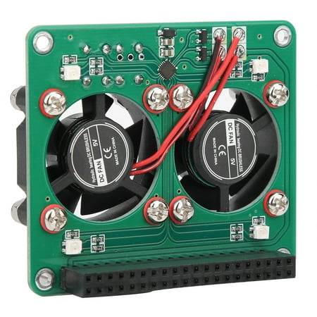 Dual Fanfor Raspberry Pi,Dual Cooling Fan Radiator Cooling Fan Cooling ...