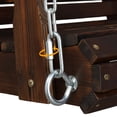 OverPatio Single Person Swing,440lbs Normal Size,Patio Wooden Swing ...