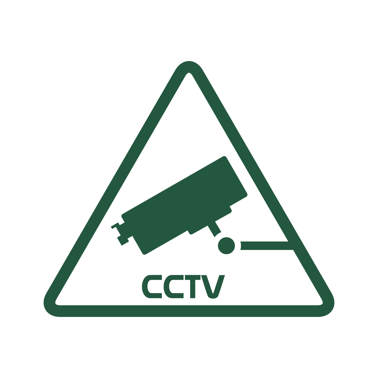Video Surveillance CCTV Sticker Decal Die Cut - Self Adhesive Vinyl ...