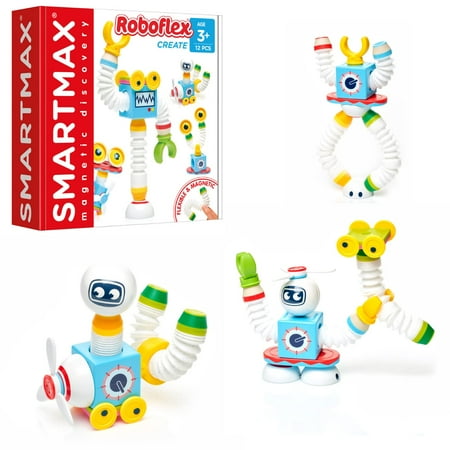 SmartMax Roboflex Magnetic Discovery Building Set for Ages 3+ | Walmart ...