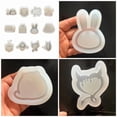 ANXPTIME Bear Rabbit Shaker Silicone Mold Quicksand Keychain Resin ...