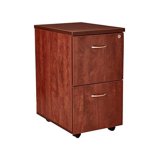 2 Drawers Vertical Wood Composite Lockable Filing Cabinet, Cherry, Letter-Size - Walmart.com