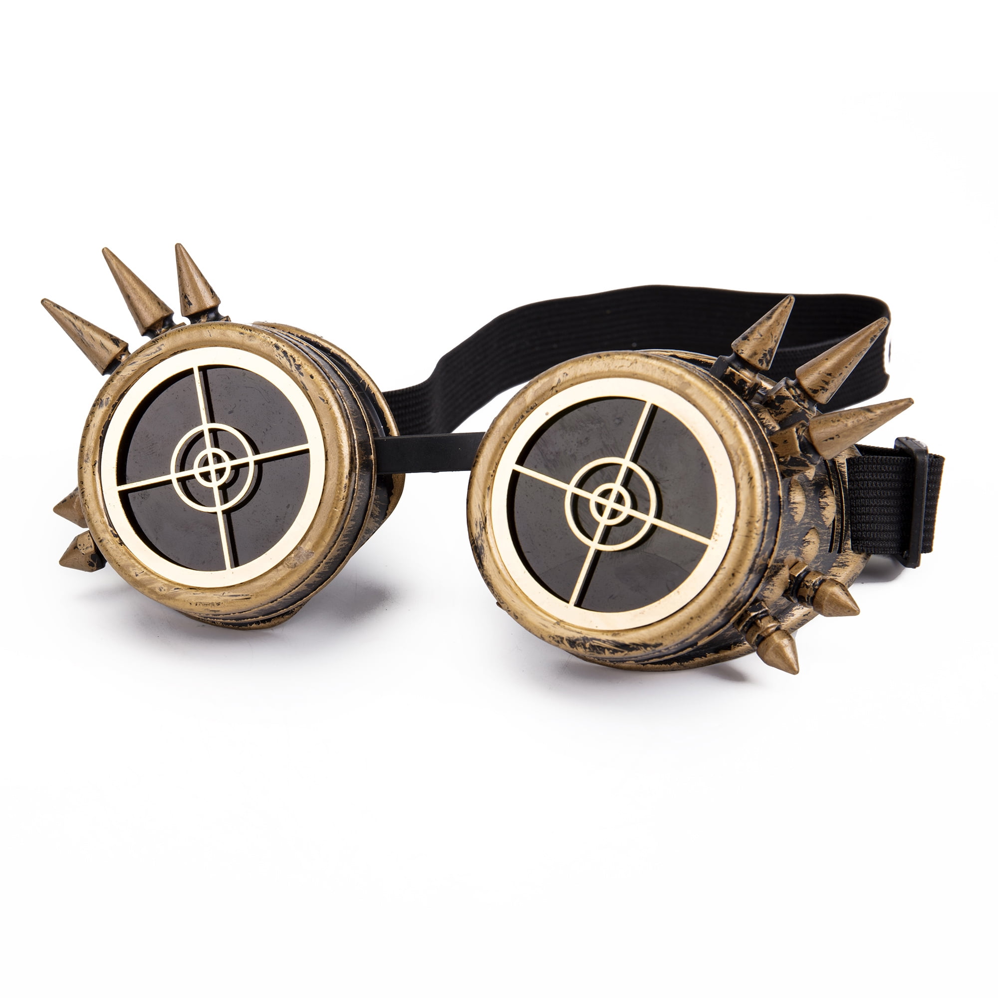 SAYFUT Barbed Wire Led Light Steampunk Goggles Rainbow Kaleidoscope ...