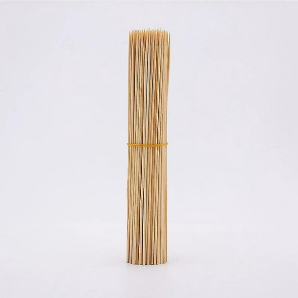 Brochetas de bambú natural de 9,8 "para barbacoa, aperitivo, cóctel de ...