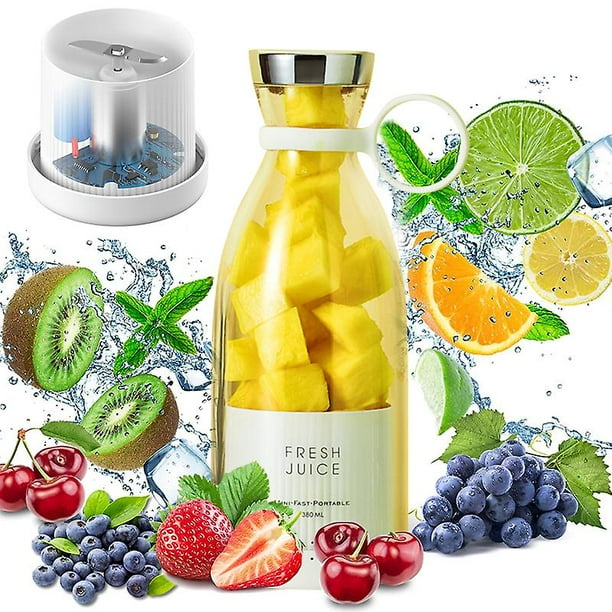 WhitePortable Electric Blender Usb Mini Fruit Mixers s Fruit Extractors ...