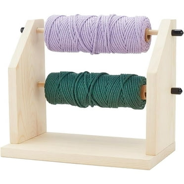 Crochet Yarn Holder Thread Rack Wood Multifunctional Portable String ...