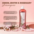 Natural Sant Onion, Rosemary and Biotin Shampoo & Treatment (16 Fl Oz ...