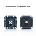 Fast Detach Quick Release Plate AntiRotation Mechanism for Stable ...