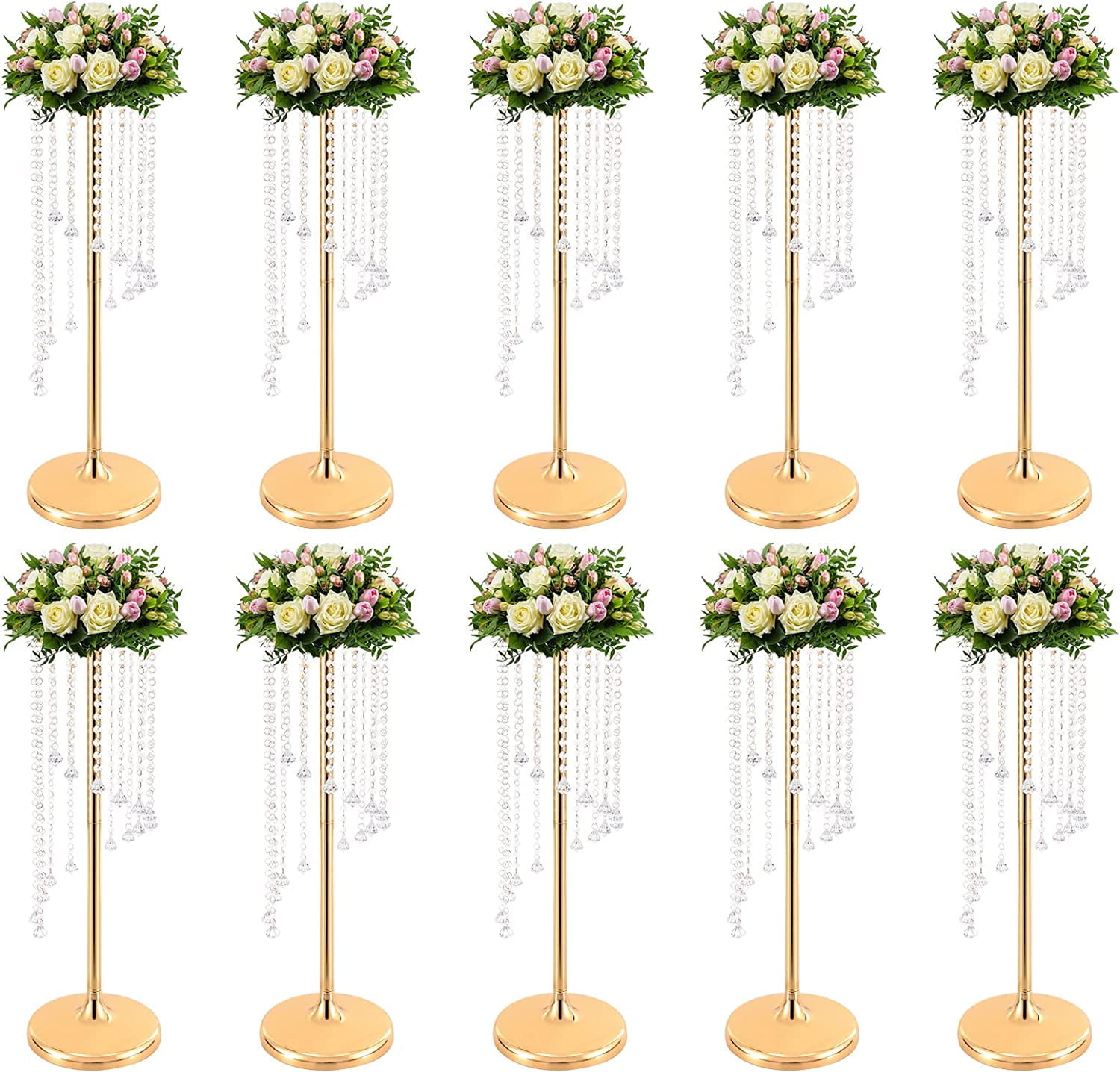 Miumaeov 10Pcs Wedding Flower Stand For Table Centerpieces Decoration ...
