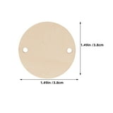 100 Pcs Wooden Round Label Wedding Decorations for Ceremony Labels ...