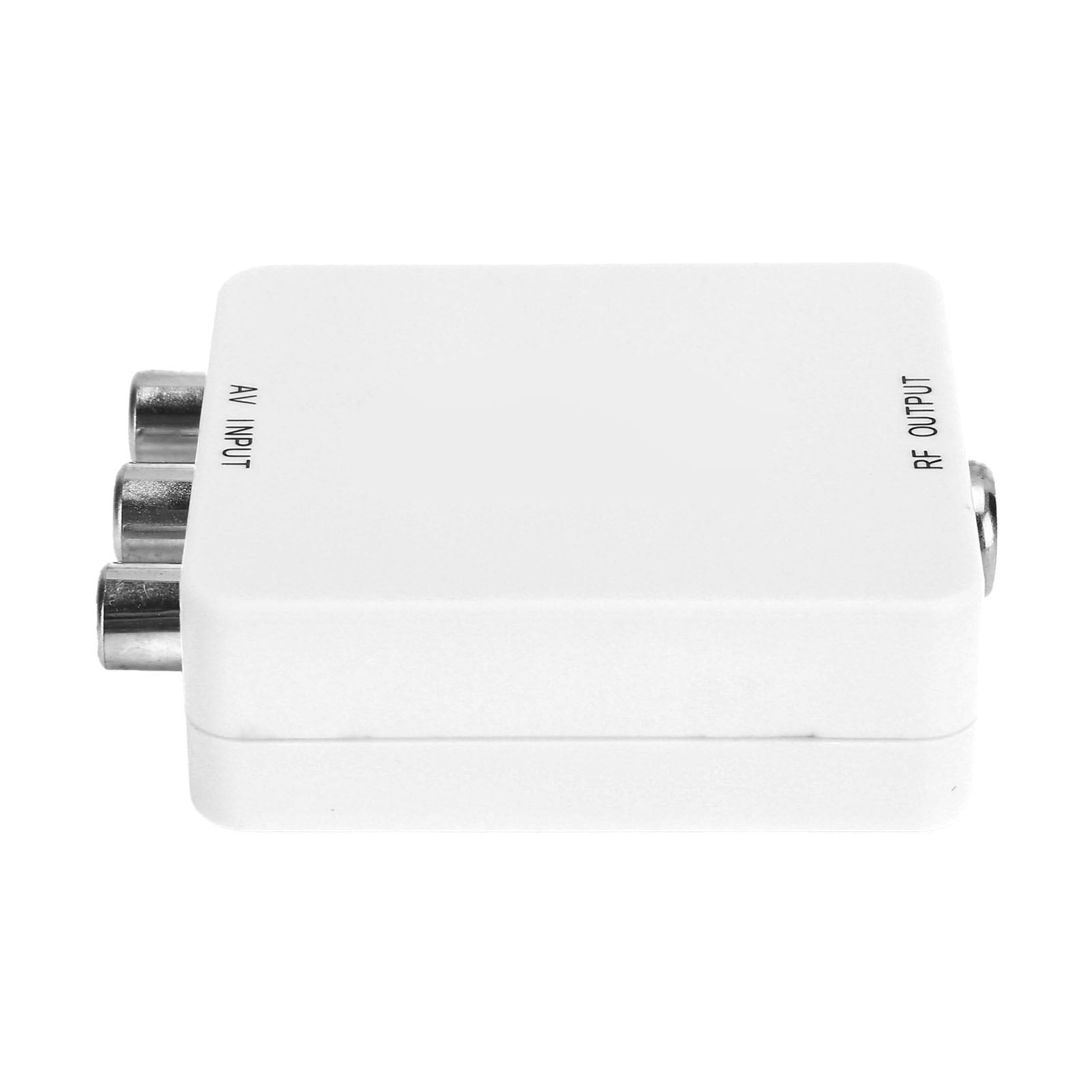 Adaptador de señal de audio y vídeo AV a RF NikouMX Convertidor RF ...