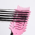Z Shaped Hollow Out Curly Hair Styling Brush with Spring Bounce and ...