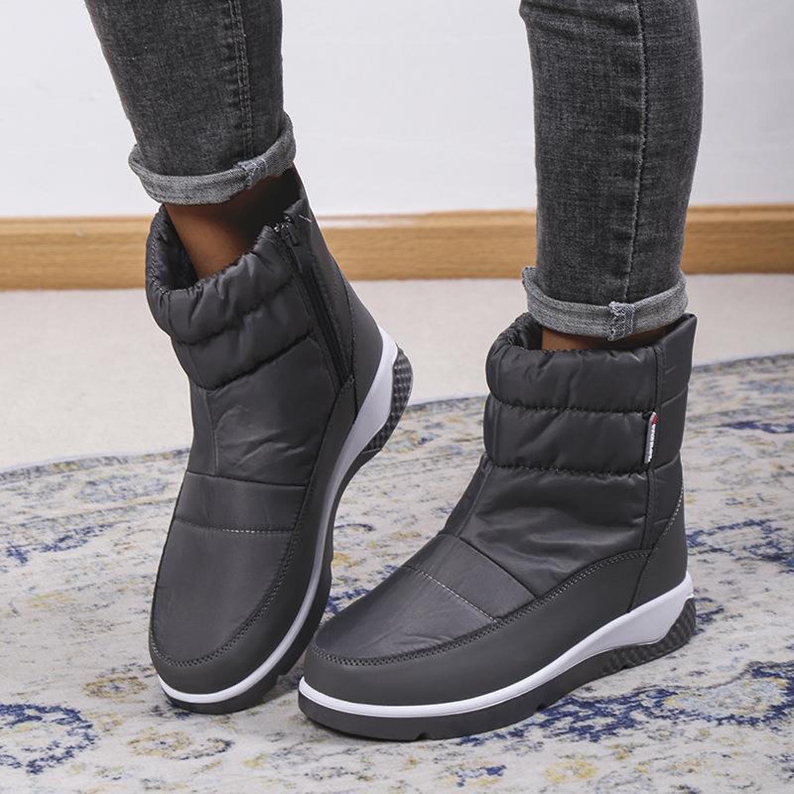 Click here for Egnmcr Ankle Boots For Women Outdoor Women Snow Bo... prices
