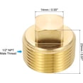 BDKWID-3/4" NPT Male Brass Square Plug Fittings, Brass Cored Plug with ...