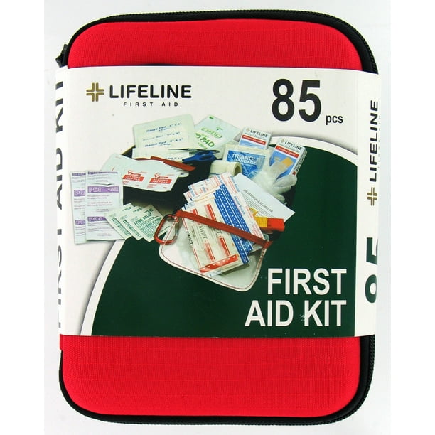 Large Hard-Shell Foam First Aid Kit - 85 Piece - Walmart.com - Walmart.com