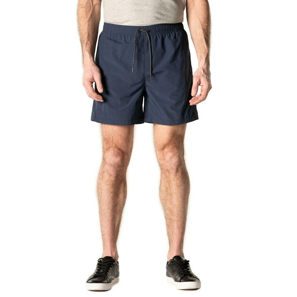 PLUGG Clothing Men's Shorty 5" Pull On Nylon Flat Front Short - Walmart.com