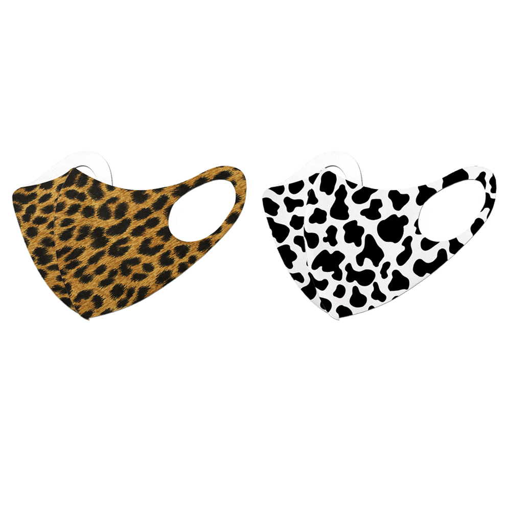 WIRESTER 2pcs Set Reusable Cloth Face Mask, Soft Earloop Mask Closure ...