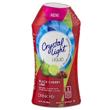 Crystal Light Liquid Black Cherry Lime Naturally Flavored Drink Mix, 1. ...