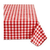 Cotton Tablecloth Checkered Print Tavern Check Red - Walmart.com