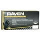 SAS Safety 66518 Raven Powder-Free Black Nitrile 6 Mil Gloves, Large ...
