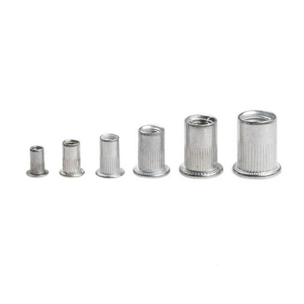 keepw 165 Pieces M3-M10 Flat Head Rivets Nut Rivnuts Replacement Part ...