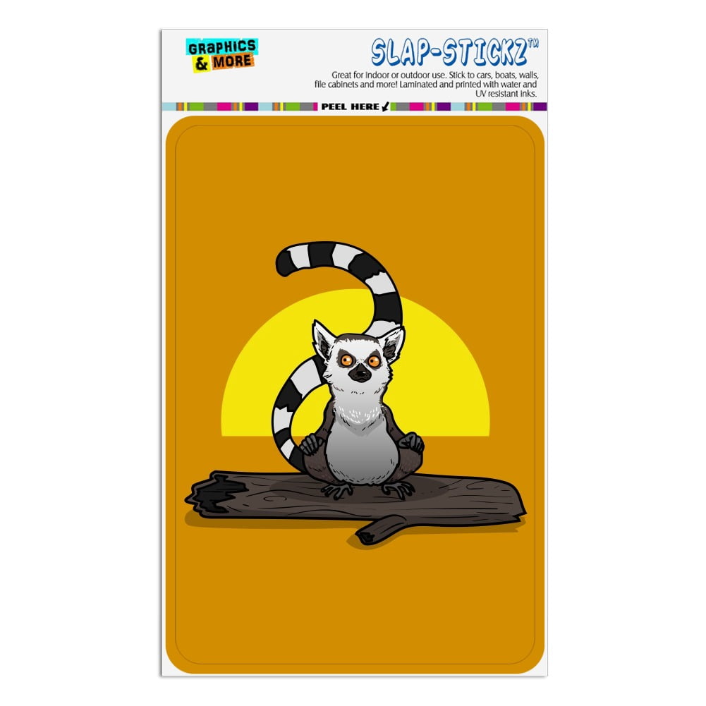 Ring-Tailed Lemur on Log Home Business Office Sign - Walmart.com