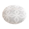 Circular Stool Cover, Khaki & Gray Thickened Chair Seat Cushion ...