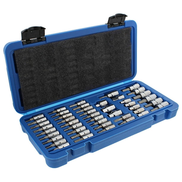 ABN Master Combination Torx Bit Socket Set - 45pc SAE and Metric Hex ...