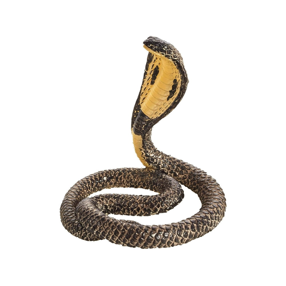 MOJO King Cobra Realistic International Wildlife Toy Replica Hand ...