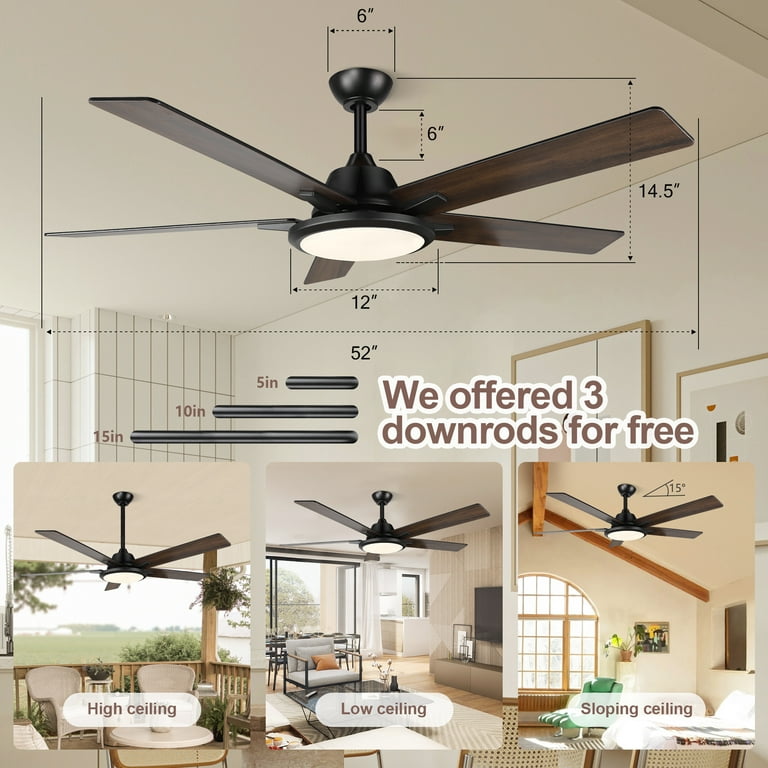 Commercial Outdoor Ceiling Fans With Lights | Shelly Lighting