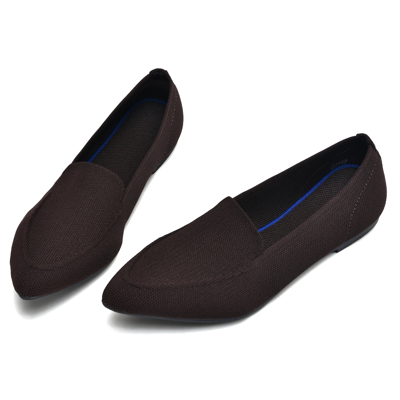 POEMLADY Women's Shoes Casual Loafers Slip on Flat Ballet Comfortable ...