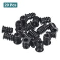 BDKWID-20Pcs Threaded Inserts, M6-1x15 Zinc Plated Carbon Steel Hex ...