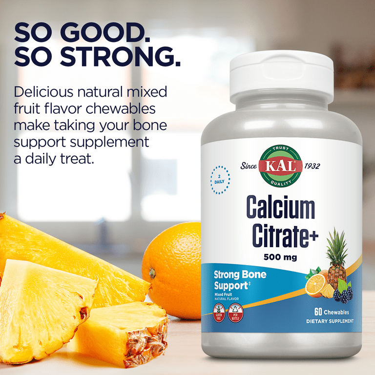 Calcium Citrate With Vitamin D Chewable