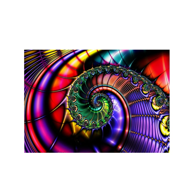 Psychedelic Spiral Background