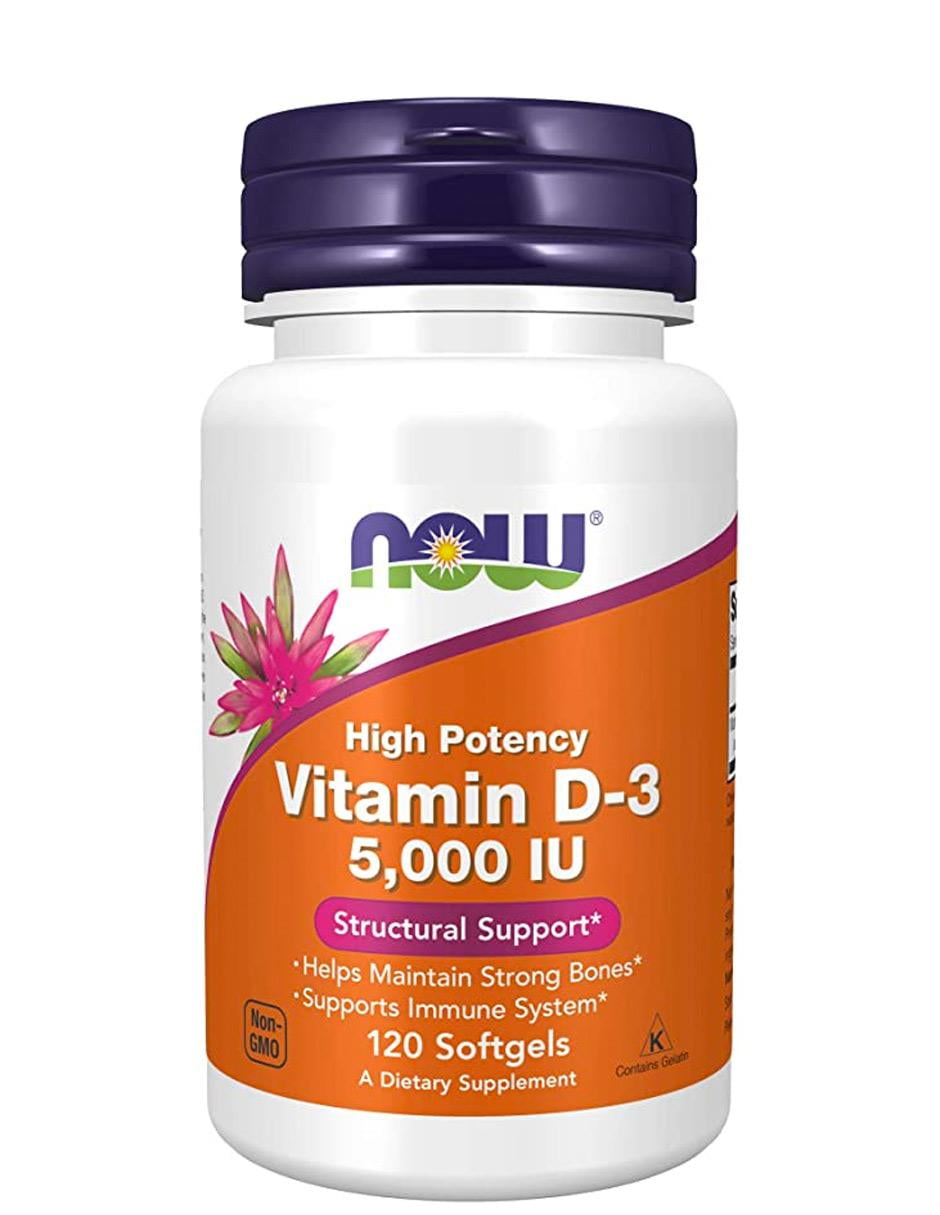 Vitamina d3 Now 5000iu 120 Cápsulas Now 5000iu | Walmart en línea
