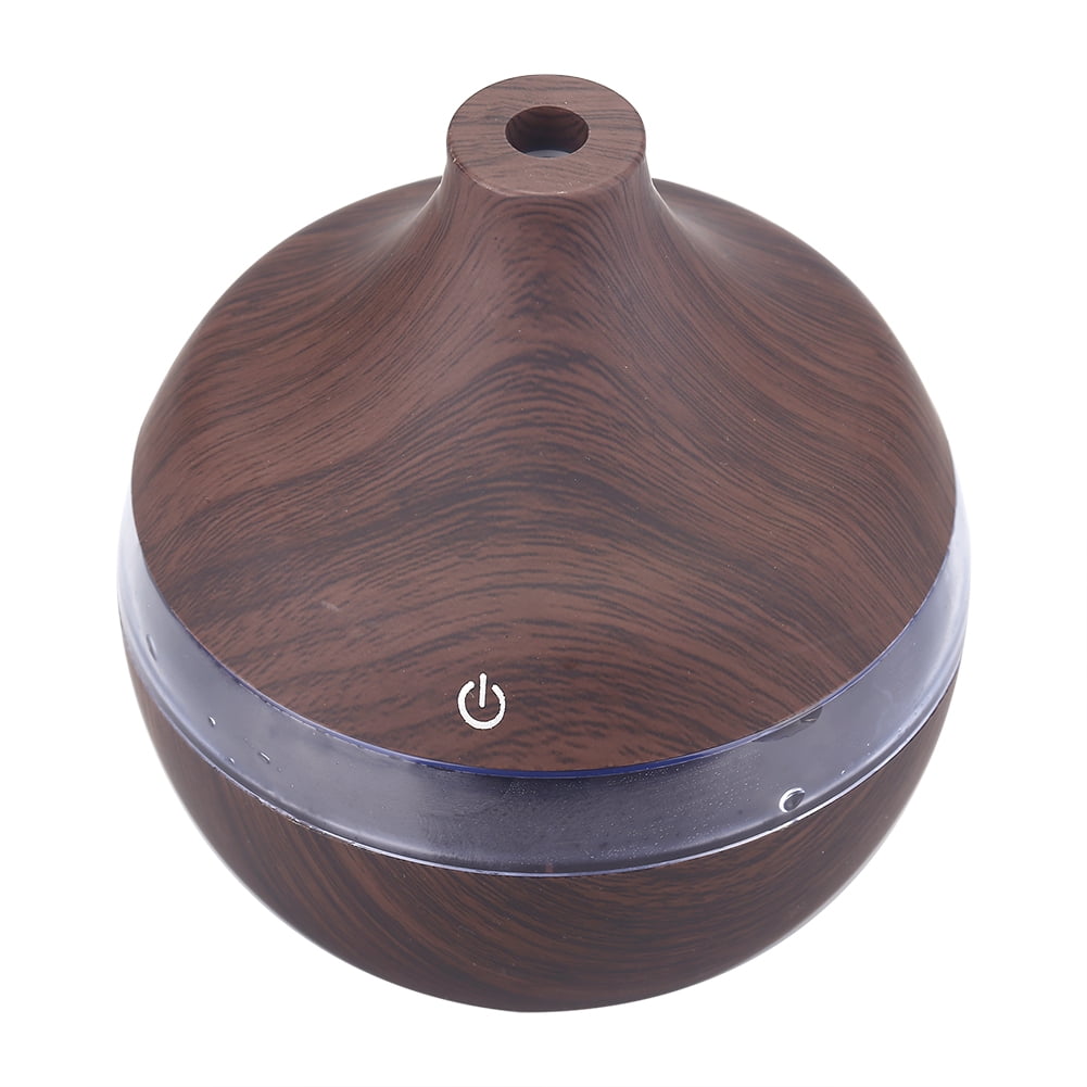 Garosa Wood Grain Humidifier, 300ml Wood Grain USB Humidifier Colorful ...