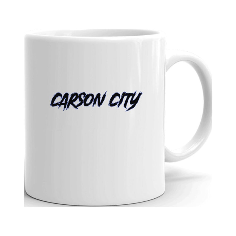 Carson City Slasher Style Ceramic Dishwasher And Microwave Safe Mug ...