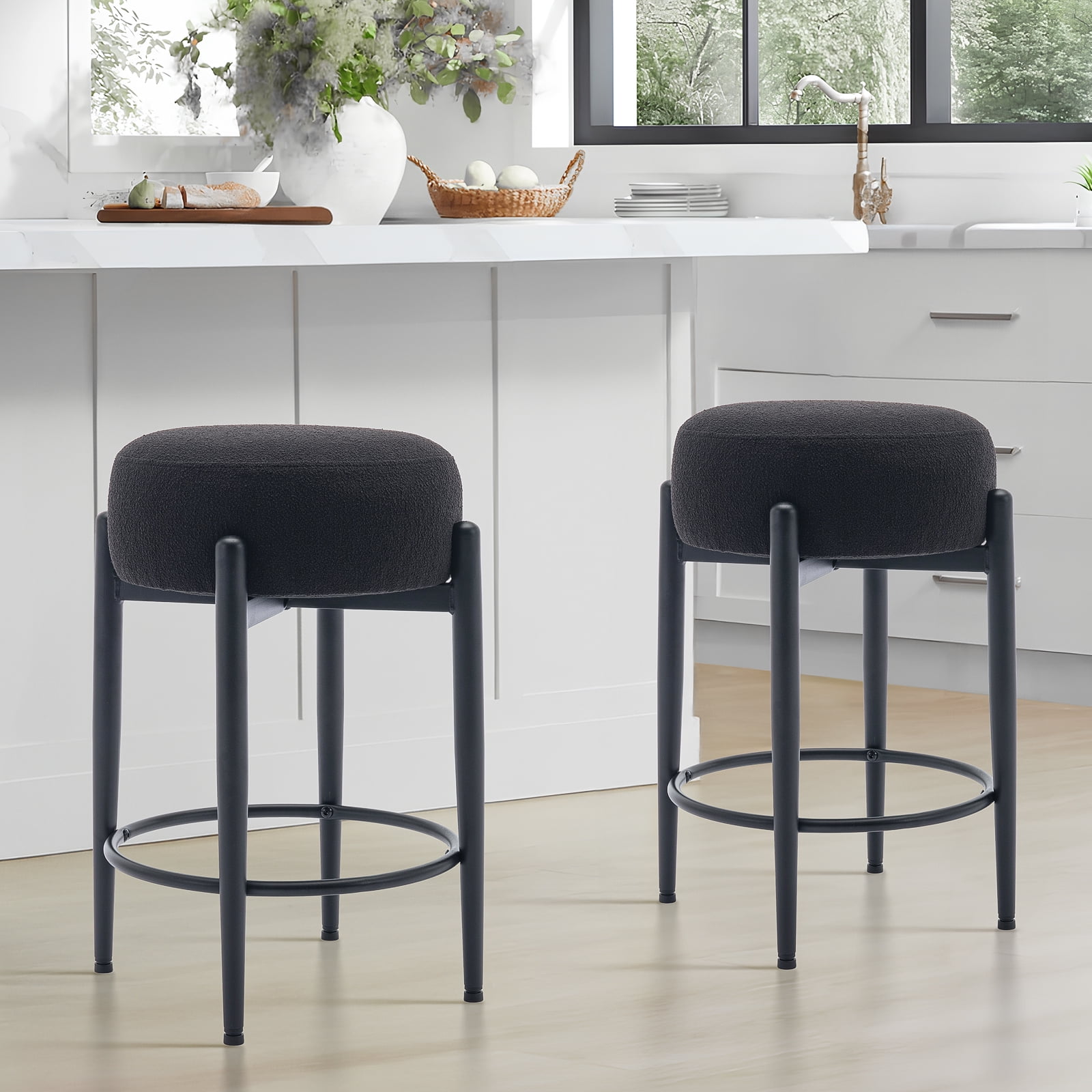 Click here for Malol Bar Stools Set Of 2  24 Counter Stool With S... prices