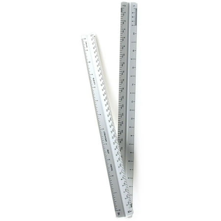 12 Inch Triangular Architect Scale architect scale (pack of 2 ...