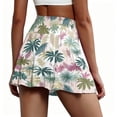 Domzest Women's Pleated Athletic Skirts High Waisted Tennis Skirt ...