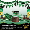 Green Graduation Backdrop - Green Graduation Party Supplies - Walmart.com