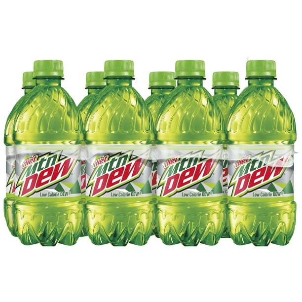 Diet Mountain Dew Citrus Soda Pop, 12 fl oz, 8 Pack Bottles - Walmart.com