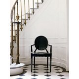 2xhome Set of 2 Modern Plastic Dining Chairs with Arms Stackable ...